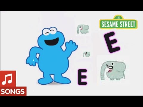 Sesame Street:The Letter E Elephant Song @lelegofrog - YouTube