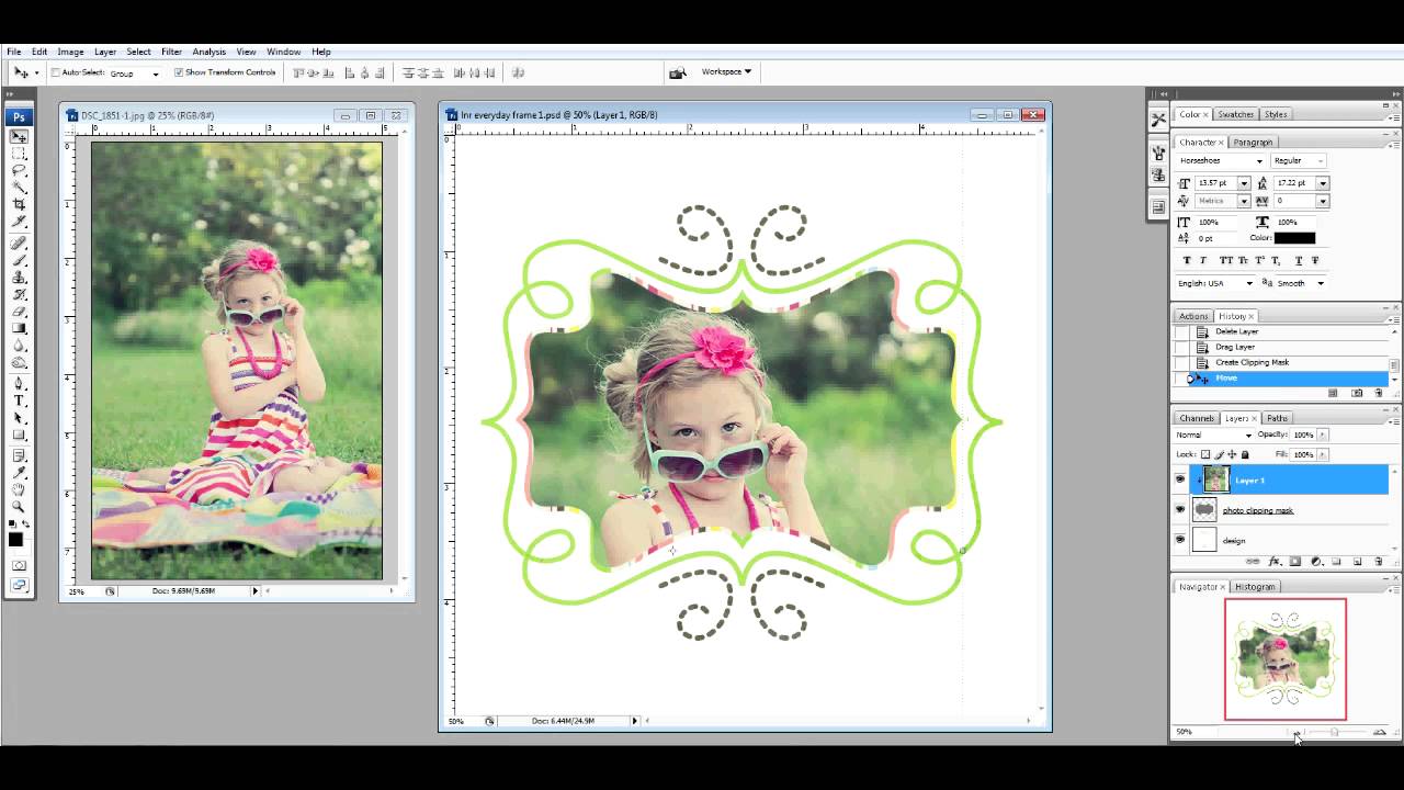 EASY Photo Clipping Masks - YouTube