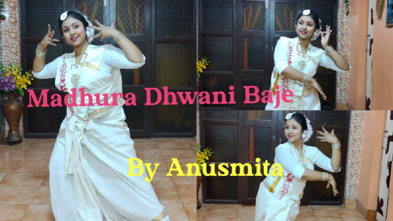 Madhura Dhwani Baje | Saraswati Puja Special | Rabindra Nritya | Dance Cover | Anusmita Ghosh ...