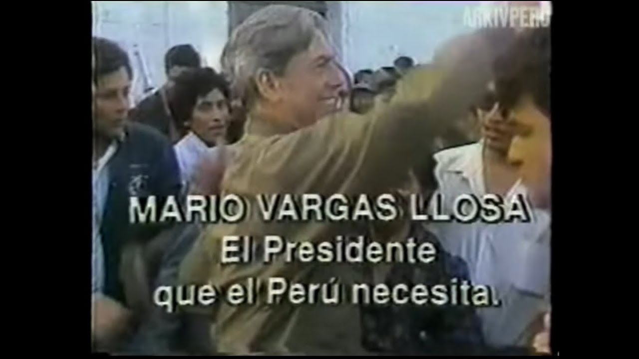 Spot "Fredemo: Mario Vargas Llosa" (Perú - 1990) (#1) - YouTube