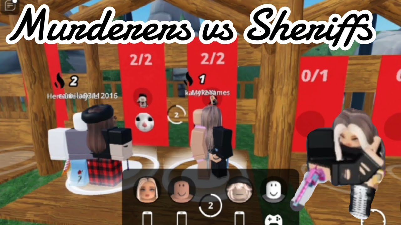 Murderers vs Sheriffs Duels! Roblox - YouTube