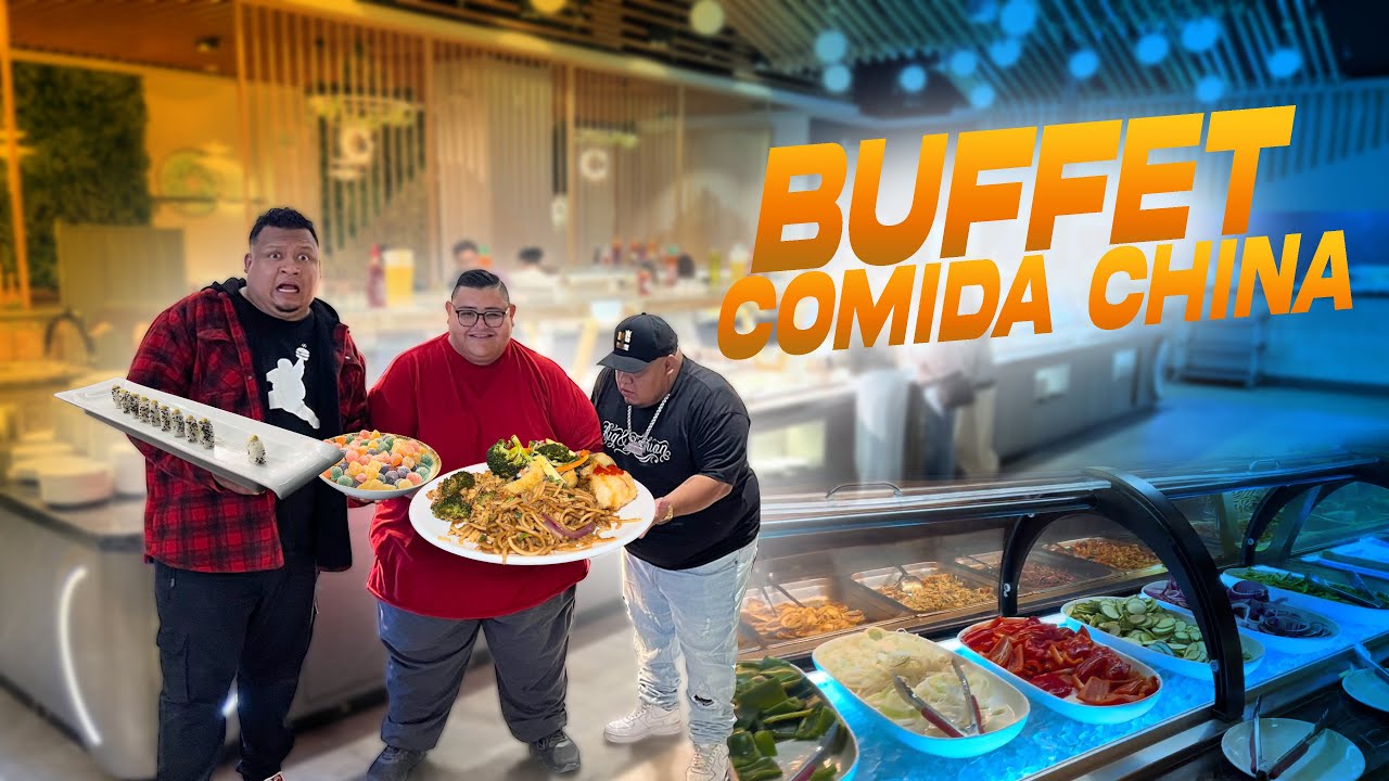 BUFFET comida CHINA GIGANTE , TODO lo que puedas COMER en 2hrs | BIG&FASHION - YouTube
