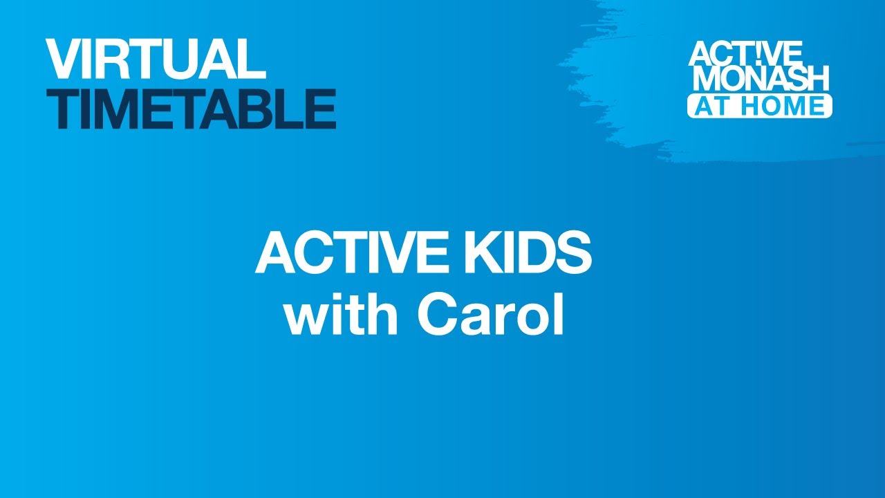 Active Kids with Carol - YouTube