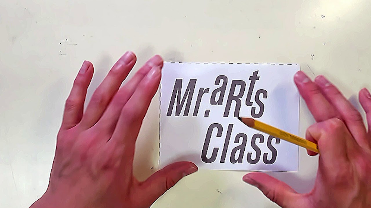 Stamp Using Positive Space and Negative Space - YouTube