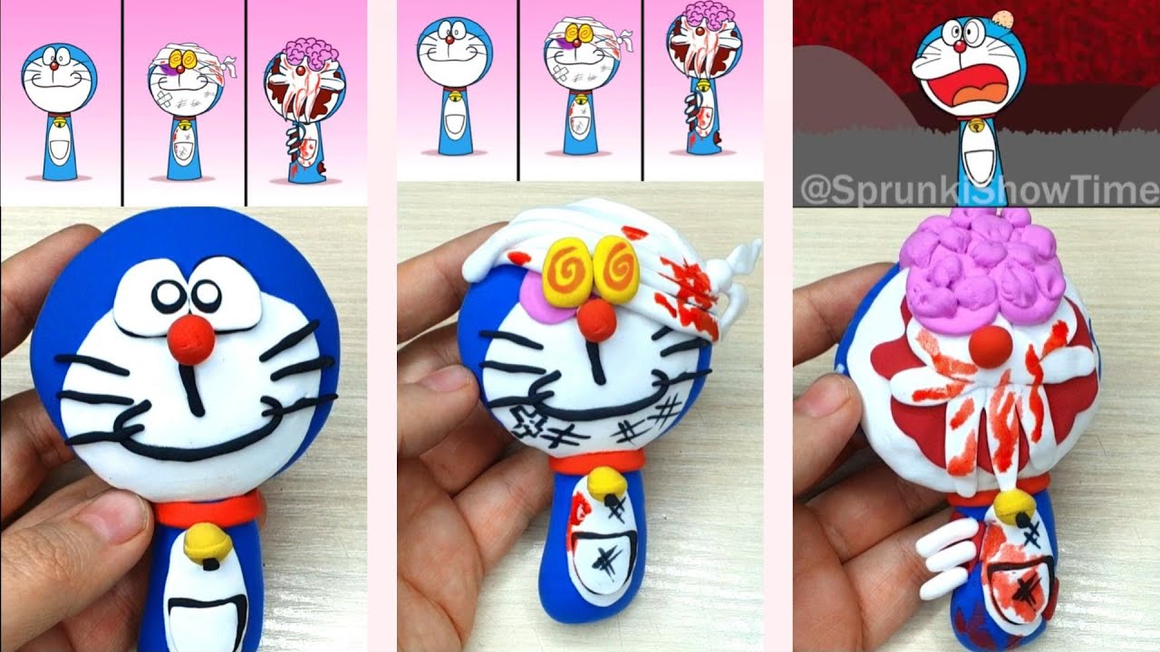 I made sprunki OC Doraemon Phases 1-3 - YouTube