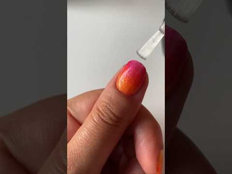 Rainbow ombre nails - spring nail art - OPI nail polish #opiobsessed