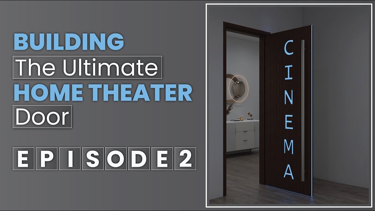 Cinema Door Progress - Building the Ultimate Home Theater Door - EP #2 ...