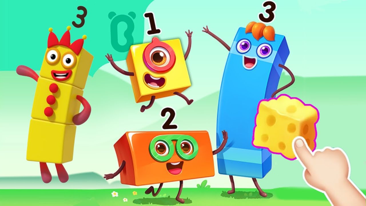 Number Blocks World the Videogame - Numbers 1- 10 Gameplay for kids ...
