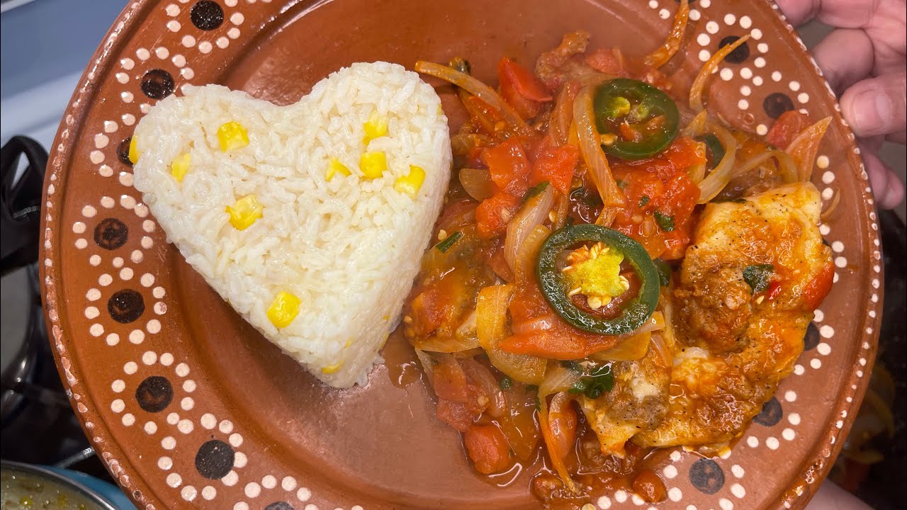 Filete de pescado Ranchero - YouTube