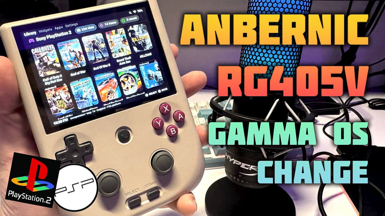 Anbernic RG405v + Gamma OS | В чем разница - YouTube