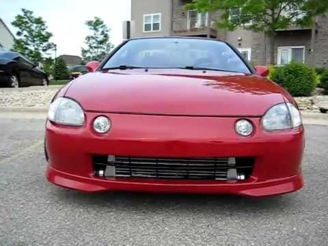 1993 Honda Del sol Si - Candy Apple Red - YouTube