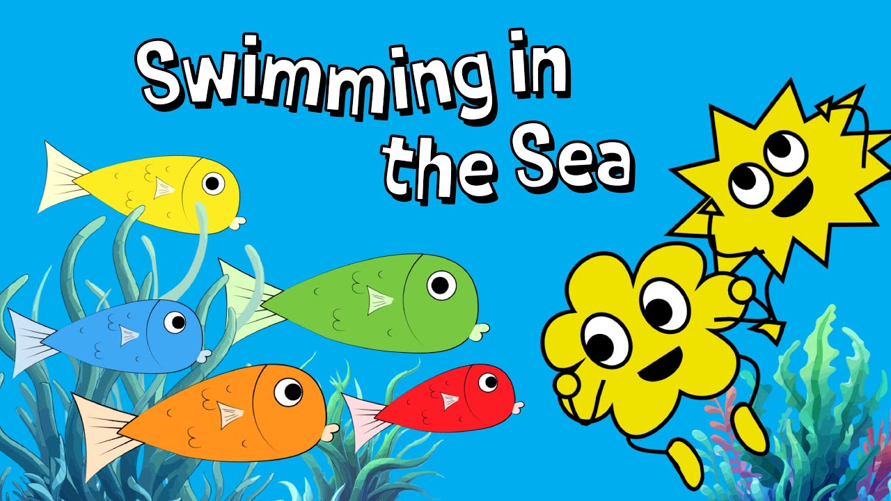 Swimming In The Sea! | Fun kids Songs and Nursery Rhymes! - YouTube