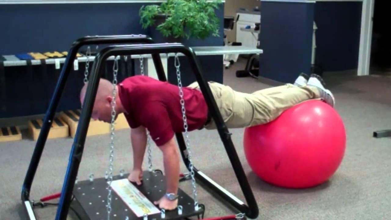 Core Exercises on the Shuttle Balance - YouTube
