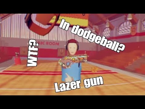 A Lazer Gun in Dodgeball??? (Rec Room) - YouTube