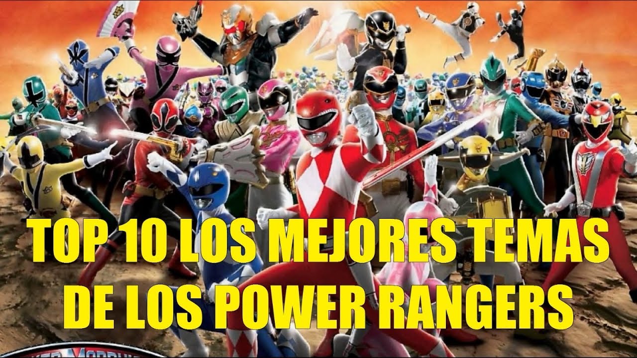 TOP 10 de los Mejores Temas Musicales de los Power Rangers - YouTube