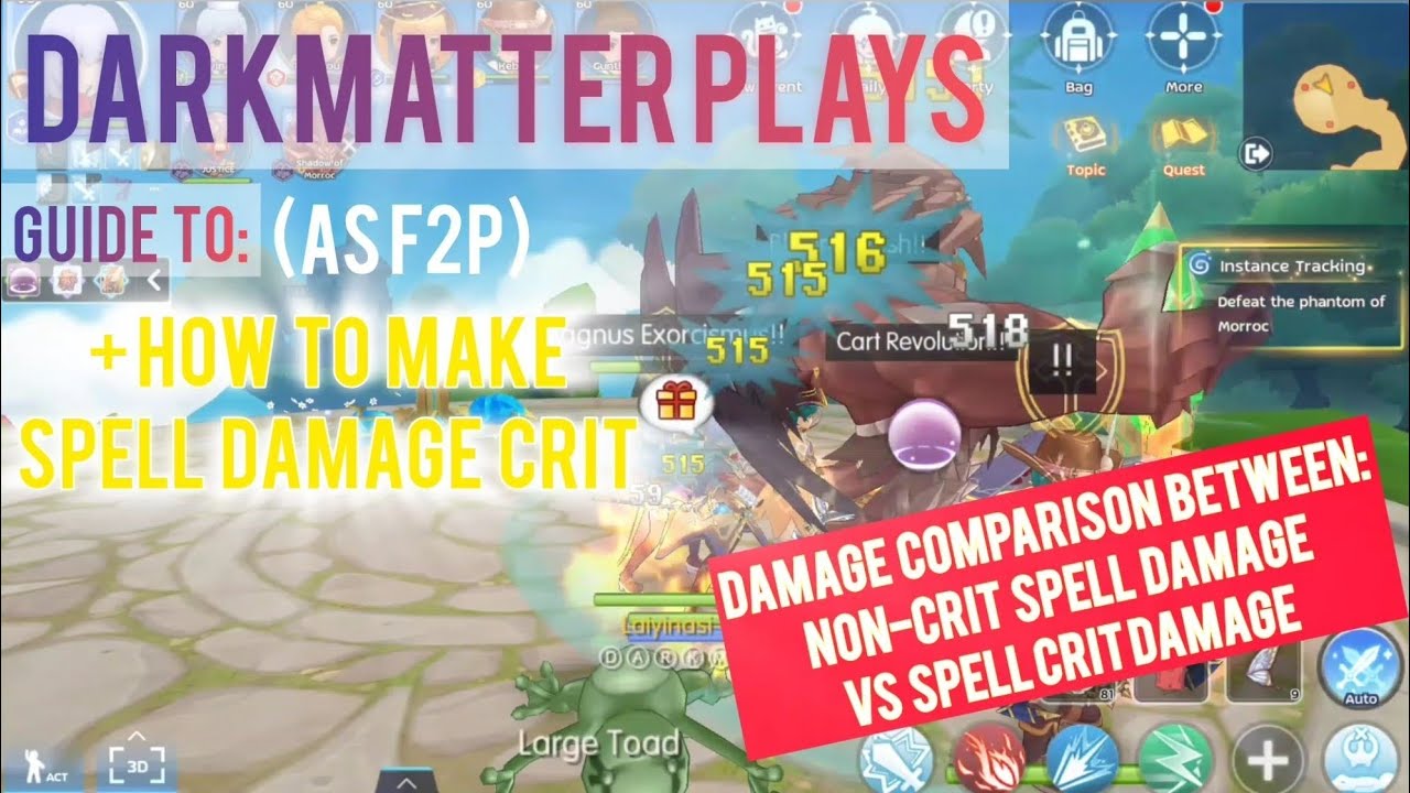 RAGNAROK M CLASSIC - DOES A SPELL CRIT? NORMAL SPELL VS SPELL CRIT ...