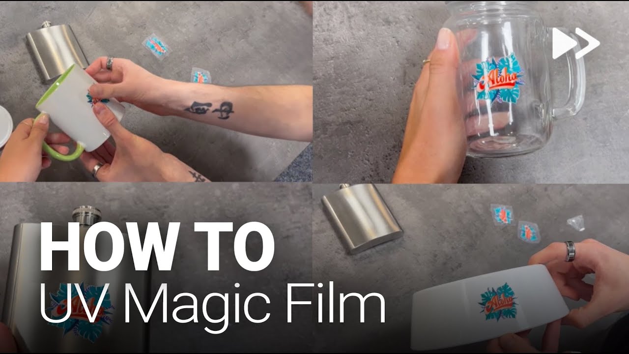 UV Magic Film: UV-Transfers für unbegrenzte Möglichkeiten - YouTube