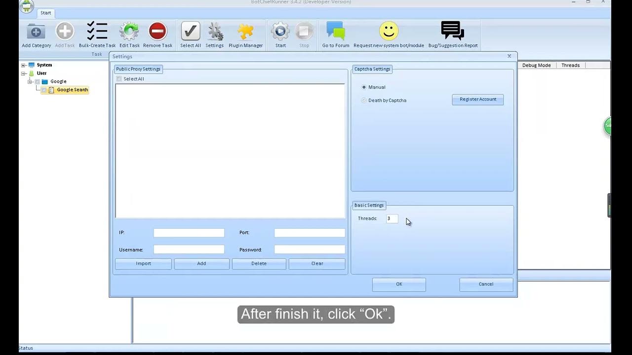 BotChief Google Search bot 2 with No Code Software - YouTube