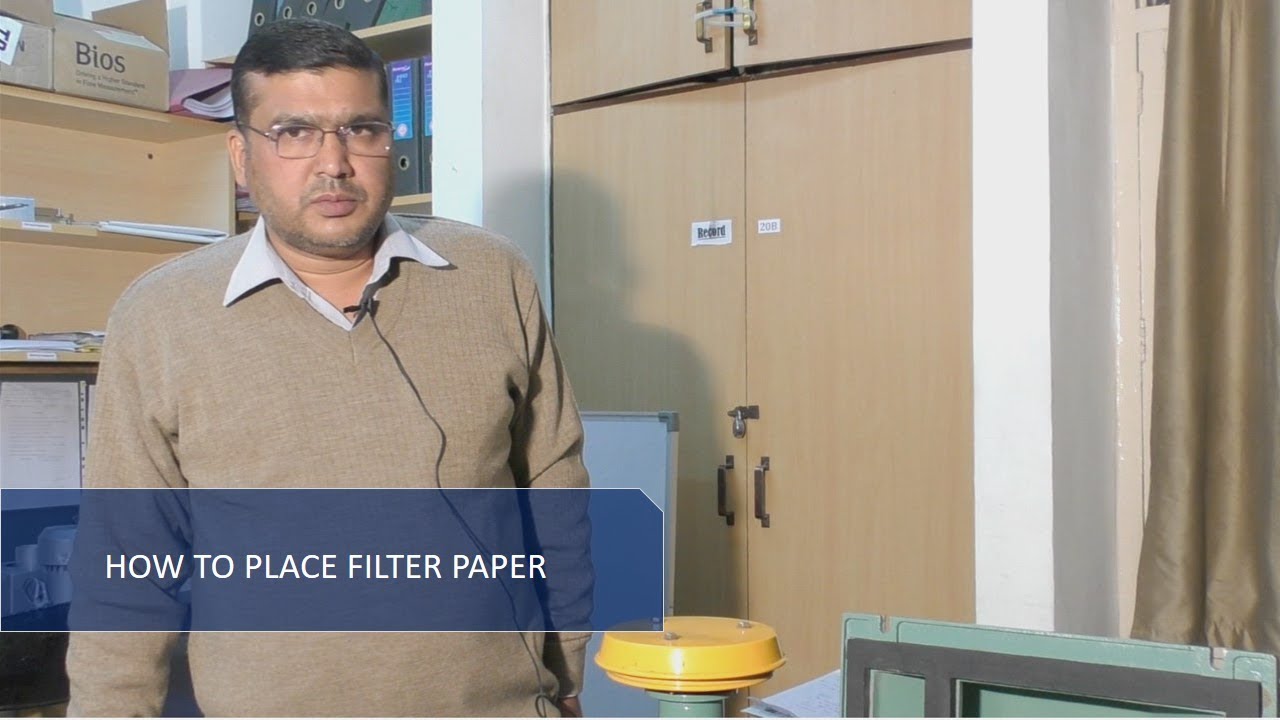 How To Place Filter Paper - YouTube