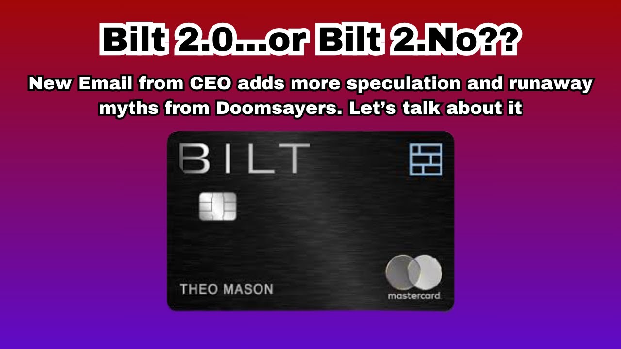BILT 2.0 or 2.NO? | New Email Hints at Upcoming Changes - YouTube