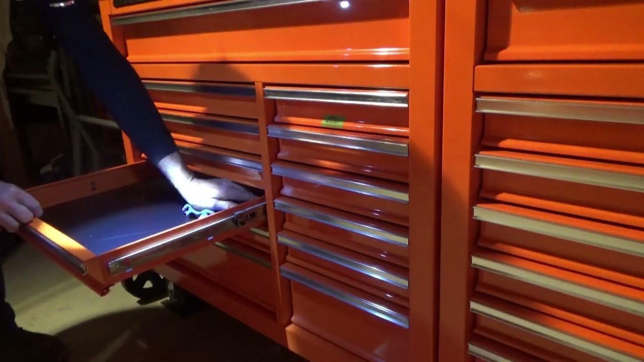 US General 44 inch tool chest just got better - YouTube