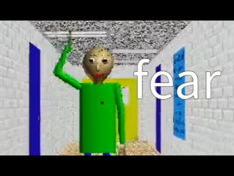 baldi's basics is chasing students and slapping rulers - YouTube
