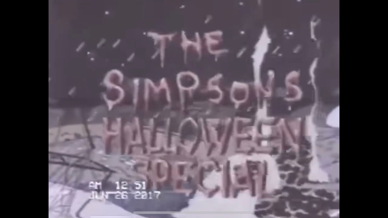 The Simpsons: Treehouse of Horror Opening (1990) - YouTube