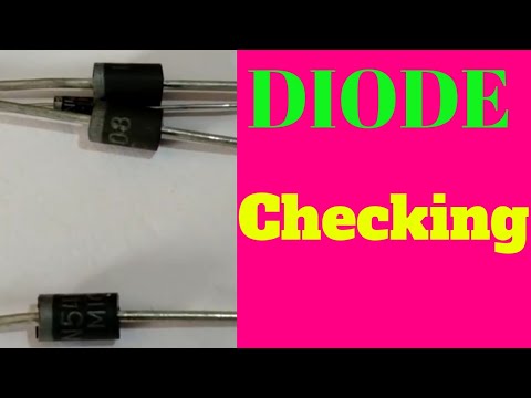 Diode checking Basic Electronics Lesson 14 - YouTube