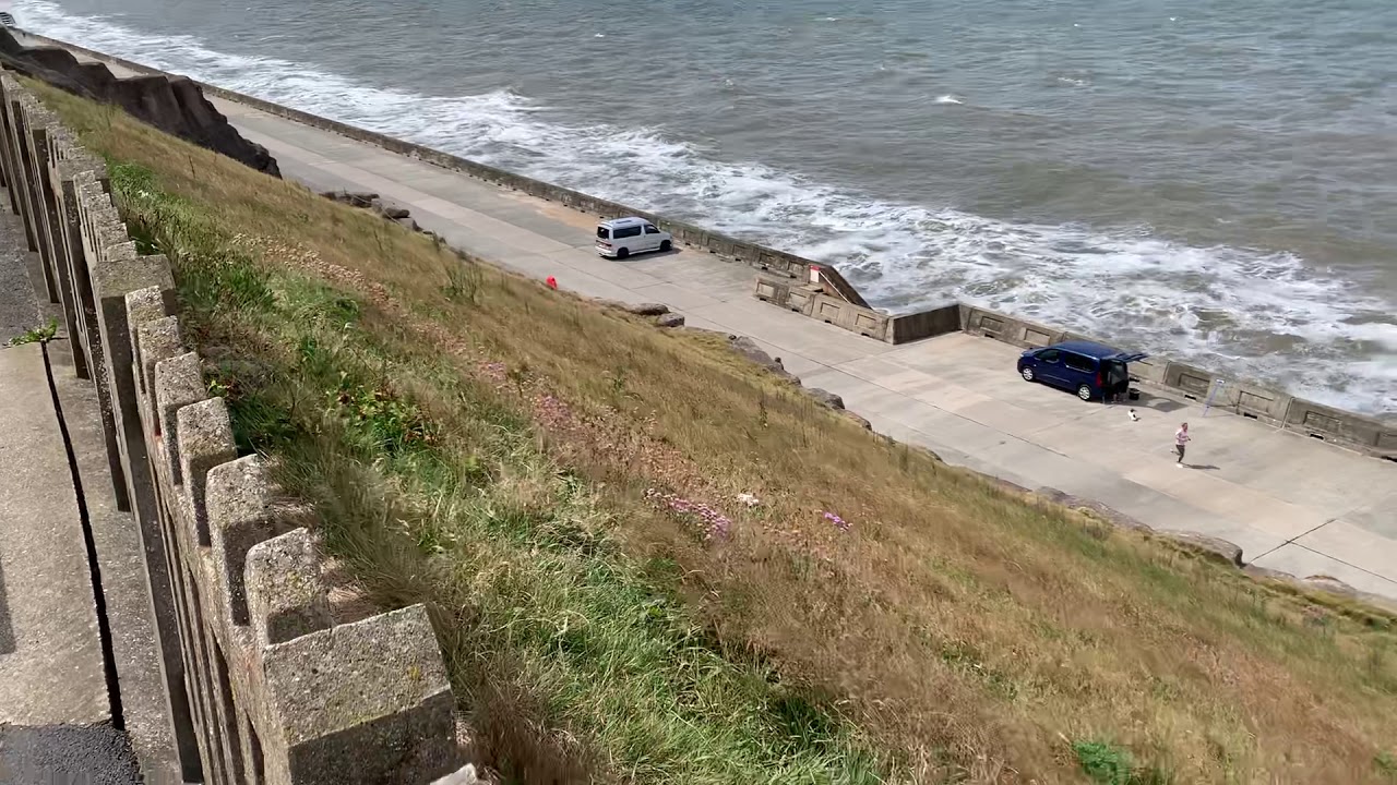 Walk Along Bispham Seafront and a look at High Tide - 4.6.20 - WATCH ...