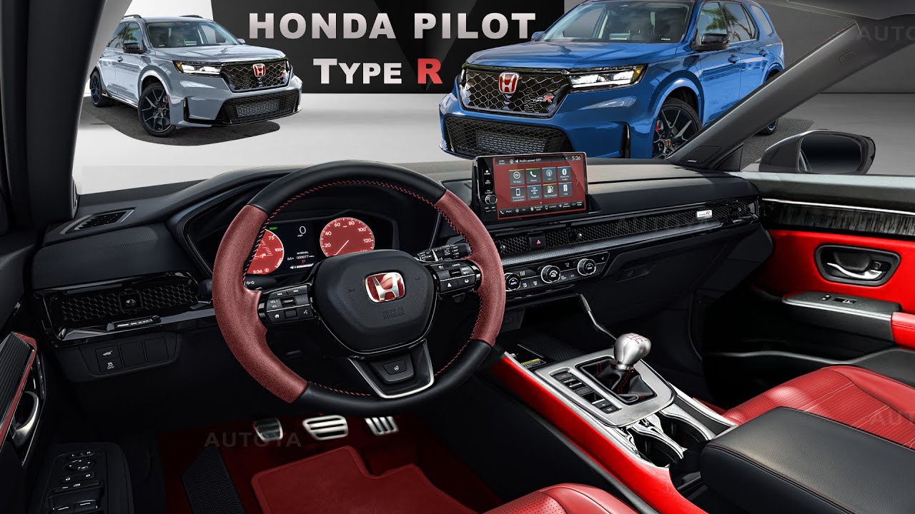 2025 Honda Pilot Type R - INTERIOR Preview - YouTube