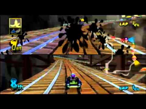 Mario Kart Wii Gameplay: Wario's Gold Mine - YouTube