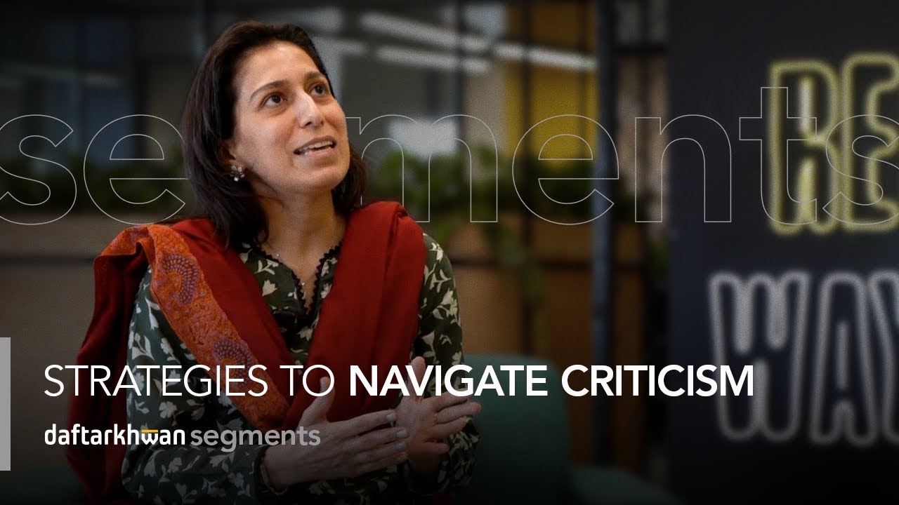 Strategies to Navigate Criticism ft. Dr. Mariam Chughtai - YouTube