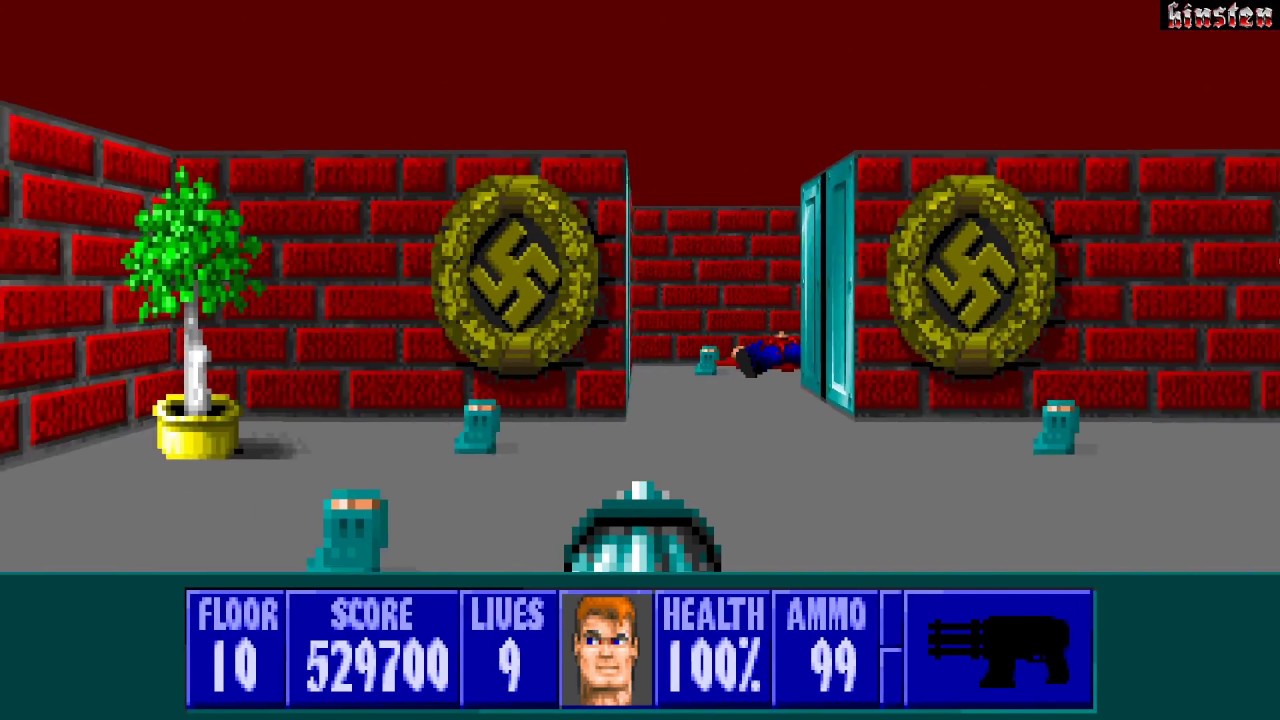 Wolfenstein 3D (ECWolf) Walkthrough Part 46 [PC] (Secret Floor ...