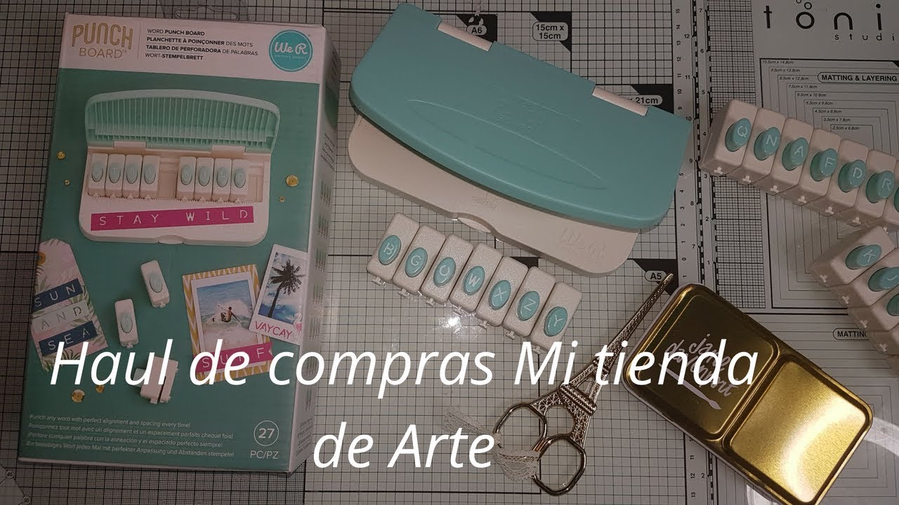 Haul de compras Mi tienda de Arte youtube - YouTube