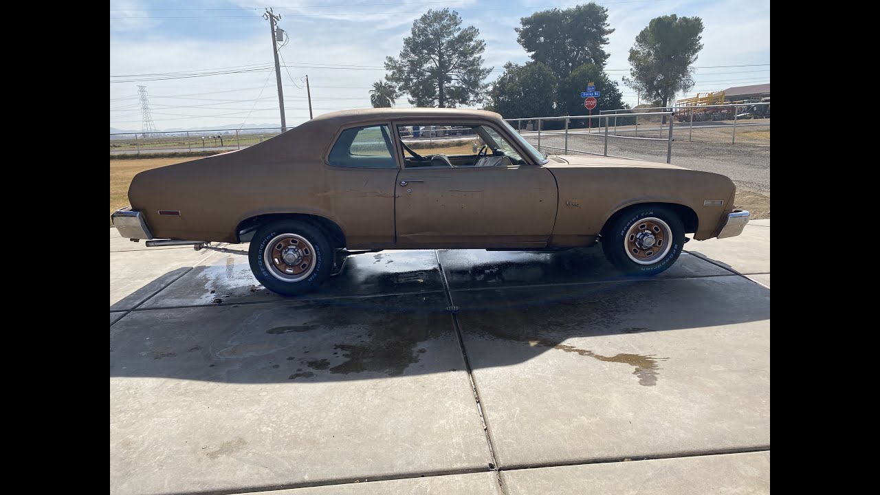 1974 Chevy Nova project begins - YouTube