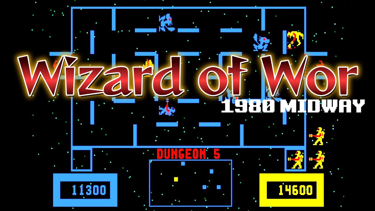 Wizard of Wor 1980 MIDWAY Arcade Game - YouTube