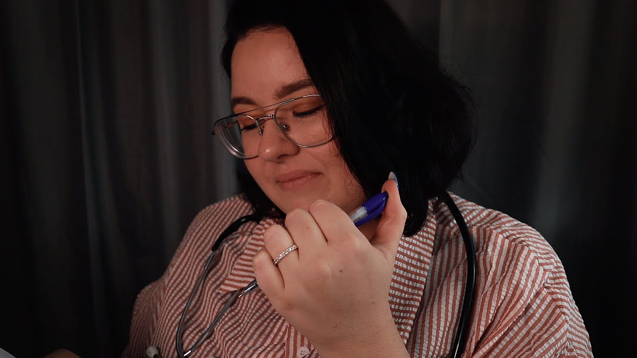 ASMR *Ann custom video* Doktor Check-up & Cranial nerv exam ♥ Roleplay ...