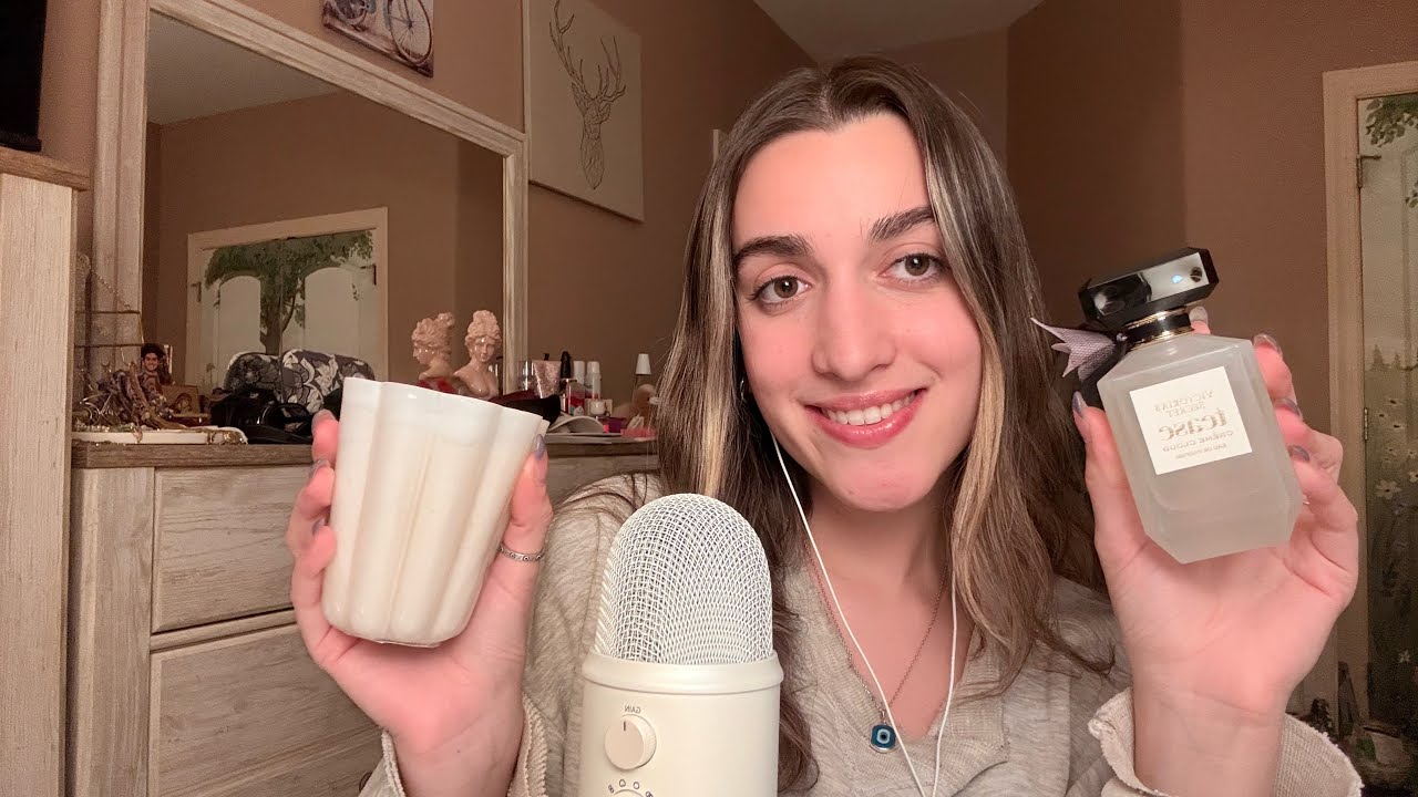 ASMR tapping & scratching on random items (whispered rambling) - YouTube