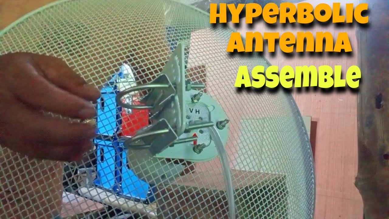Hyperbolic antenna assemble - YouTube