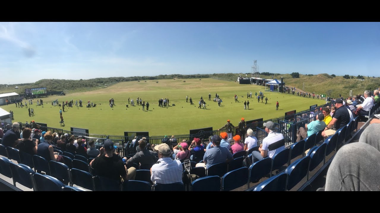 The Open Championship Practice days - My Experience in 4K - YouTube