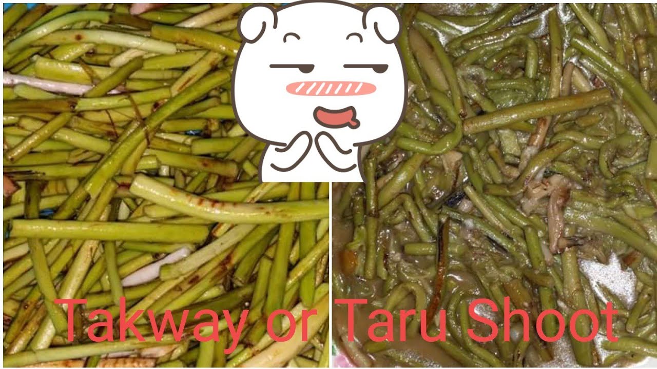 #Simplengulam Takway / Taru shoot cooked by Yam - YouTube