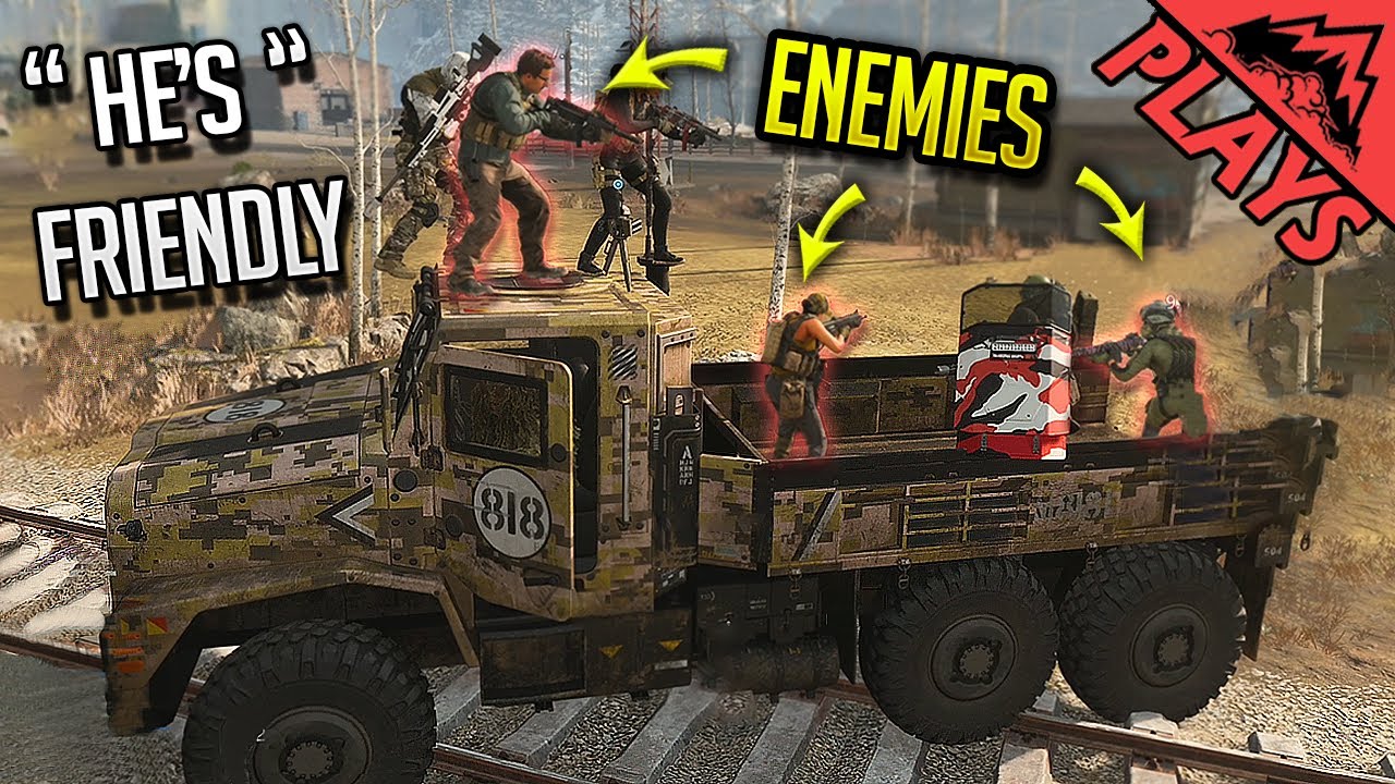 We Met a FRIENDLY Team in Warzone... - YouTube