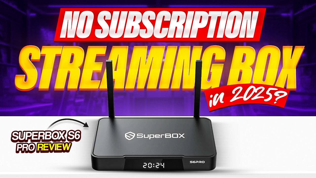 The BEST NO SUBSCRIPTION Streaming Box in 2025? | SuperBOX S6 Pro ...