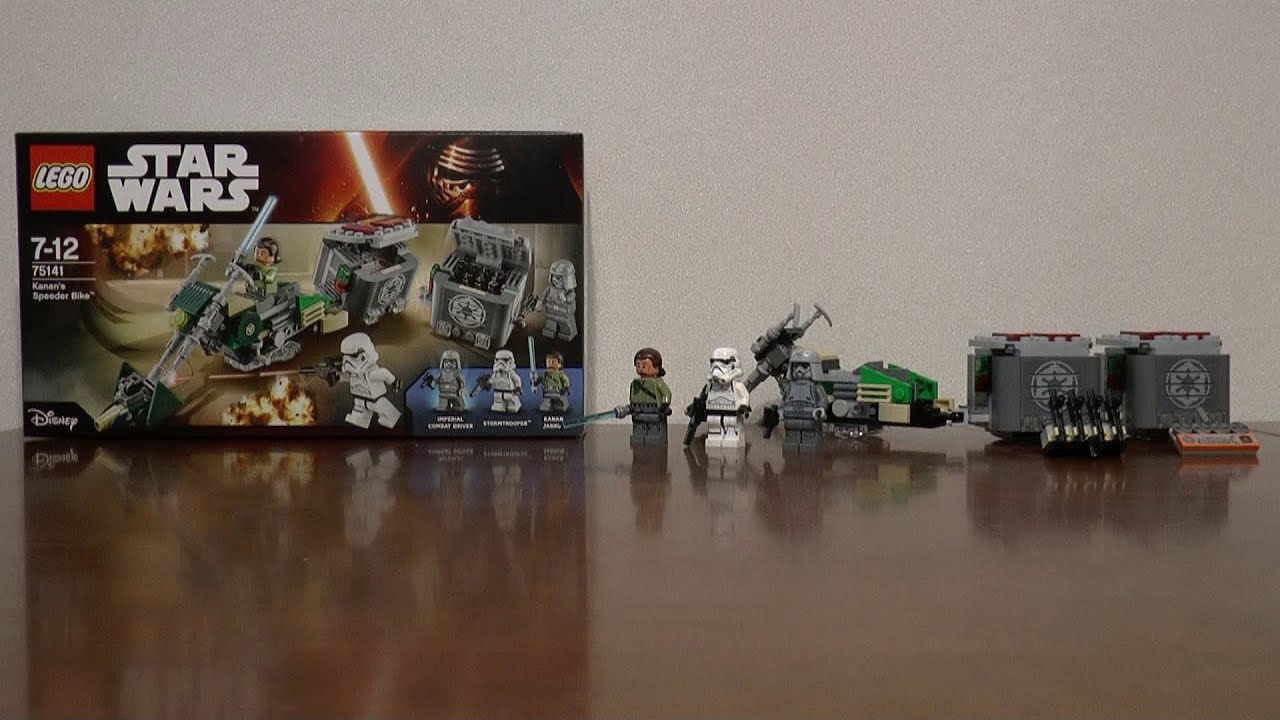 LEGO Star Wars 75141 Speederbike Kanana - YouTube