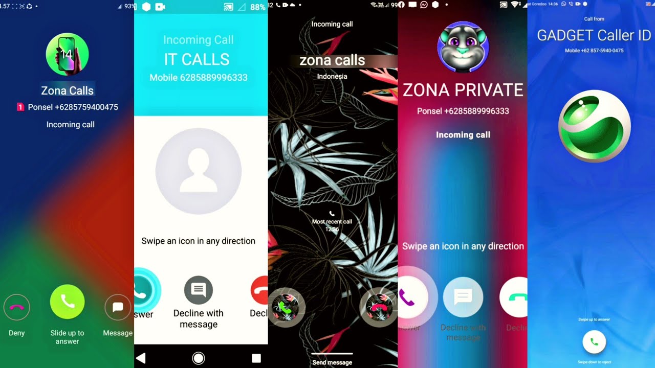 OPPO A52 VS LG G2 VS SAMSUNG A70 VS LG G4 VS SONY incoming calls - YouTube