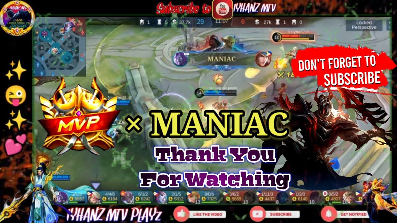 MANIAC USING MOSKOV MAIN MLBB GAMEPLAY(Pls Subscribe 💕)_IYHANZ MTV ...