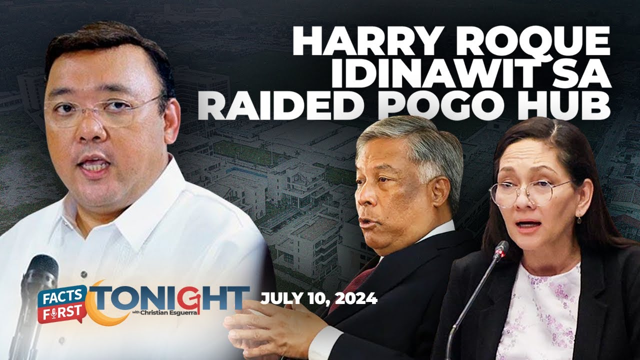 PAGCOR head links Harry Roque to raided POGO hub - YouTube