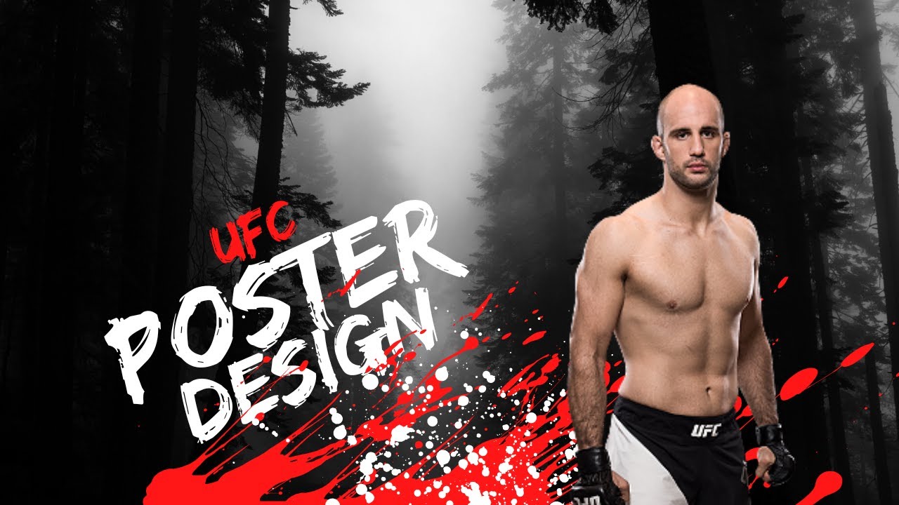 UFC Poster Design in Canva for Beginner Tutorial - YouTube