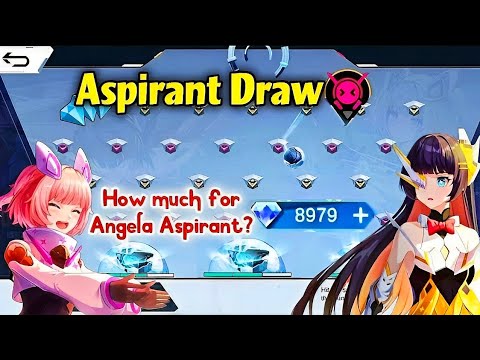 ANGELA ASPIRANT DRAW🌸How much💎for 1 Aspirant Skin?🤔Which other skins?🔥 ...