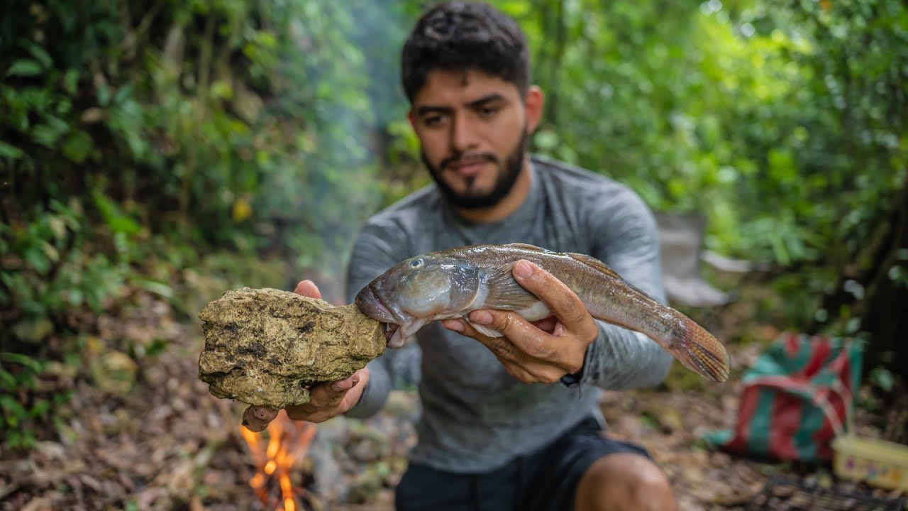 Pescamos el pez CHUPA PIEDRA y lo cocinamos así... - YouTube